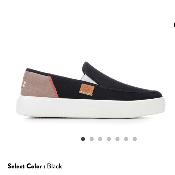 Hey Dude | Shoes | Womens Heydude Sunapee W Craft Linen Slipon Shoes Black | Poshmark